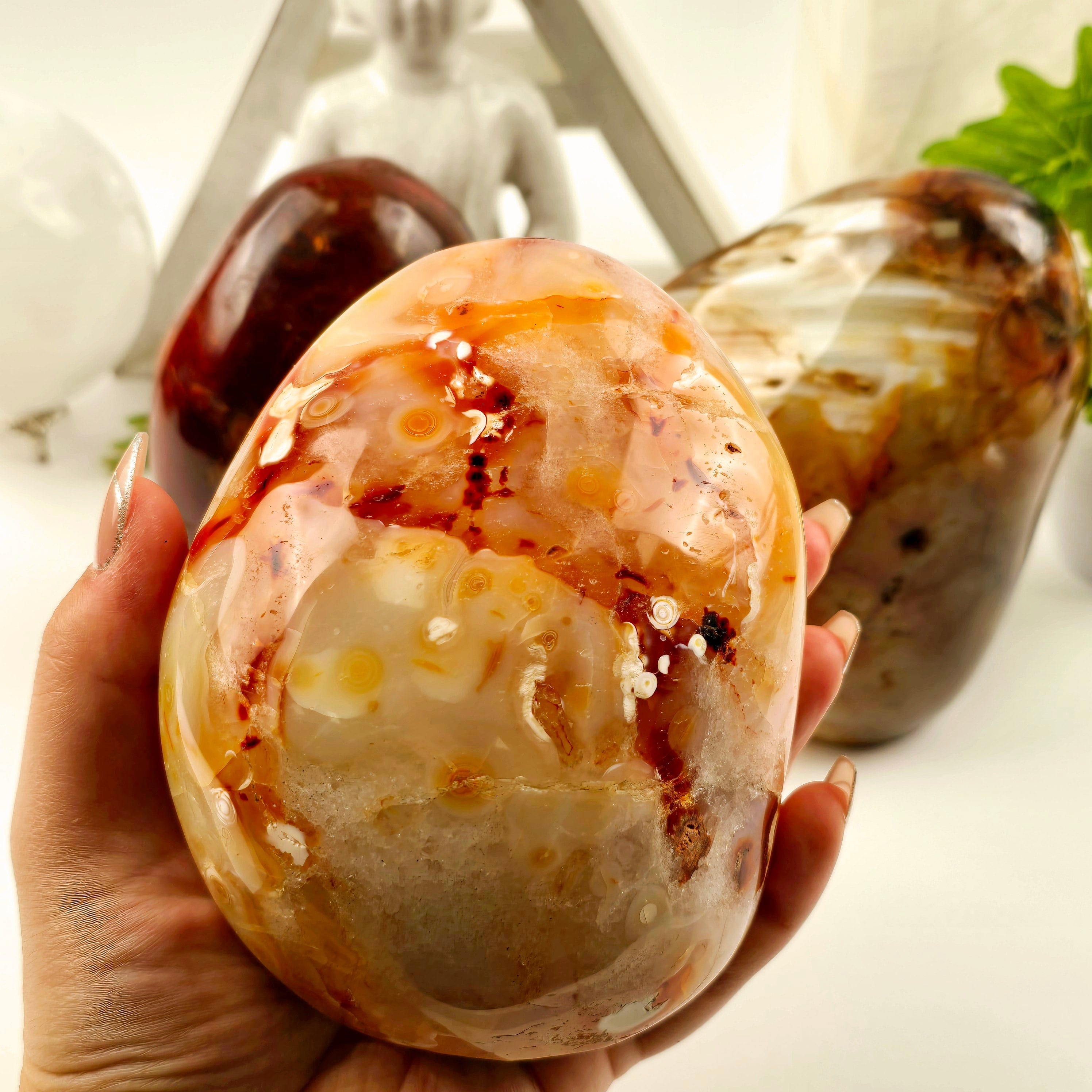 Carnelian Polished Freeform Cut Base - You Choose – Rock Paradise