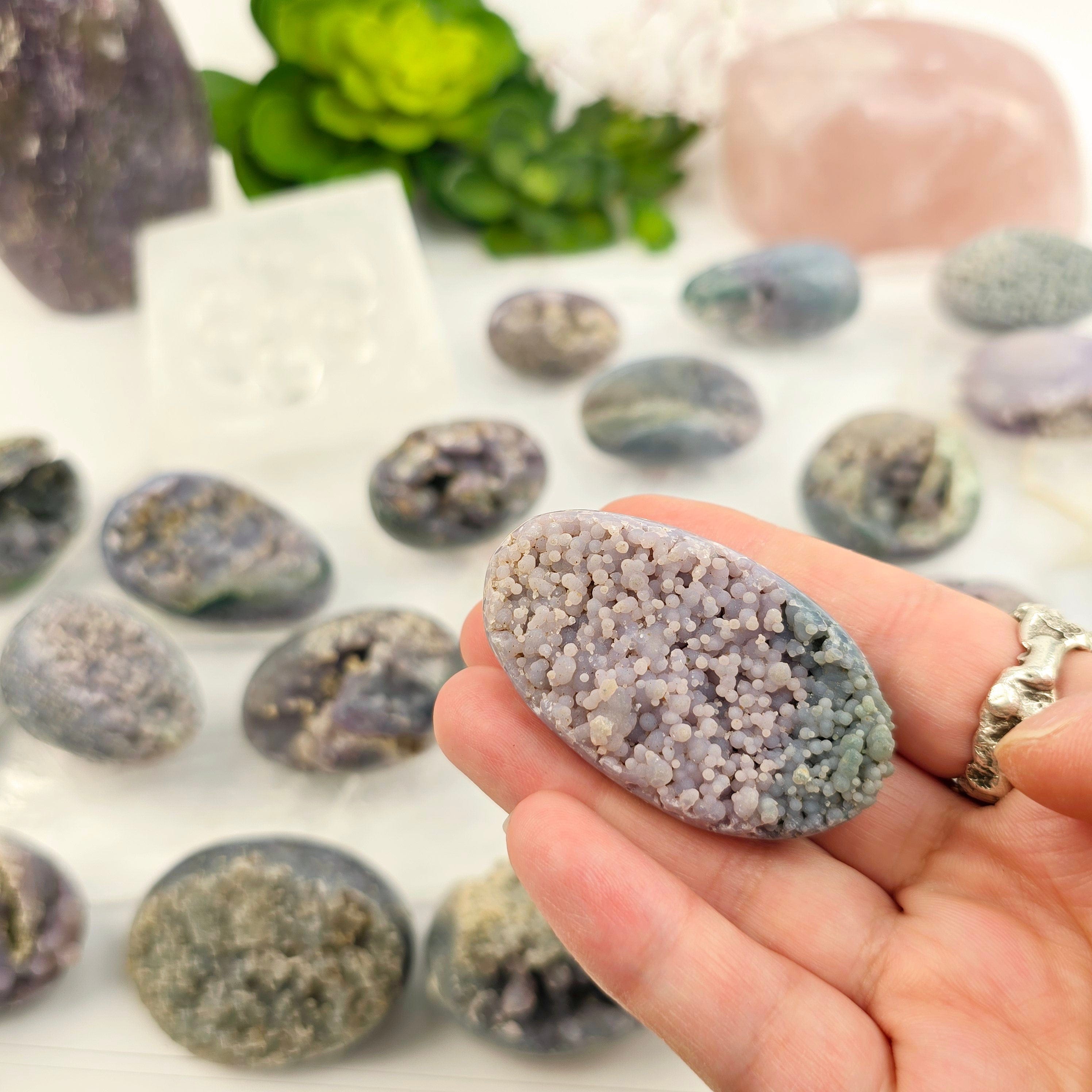 Grape Agate Polished Crystal Egg from Indonesia - You Choose #1 – Rock ...