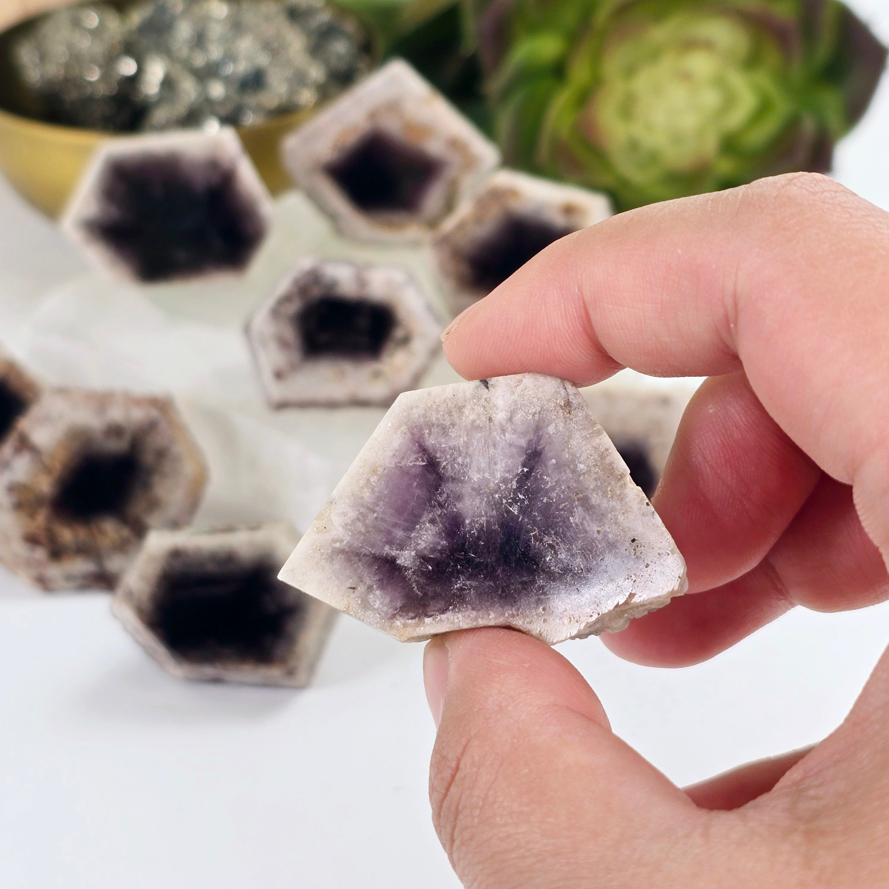 Trapiche Amethyst Crystal - Rare Find - You Choose #1 – Rock Paradise