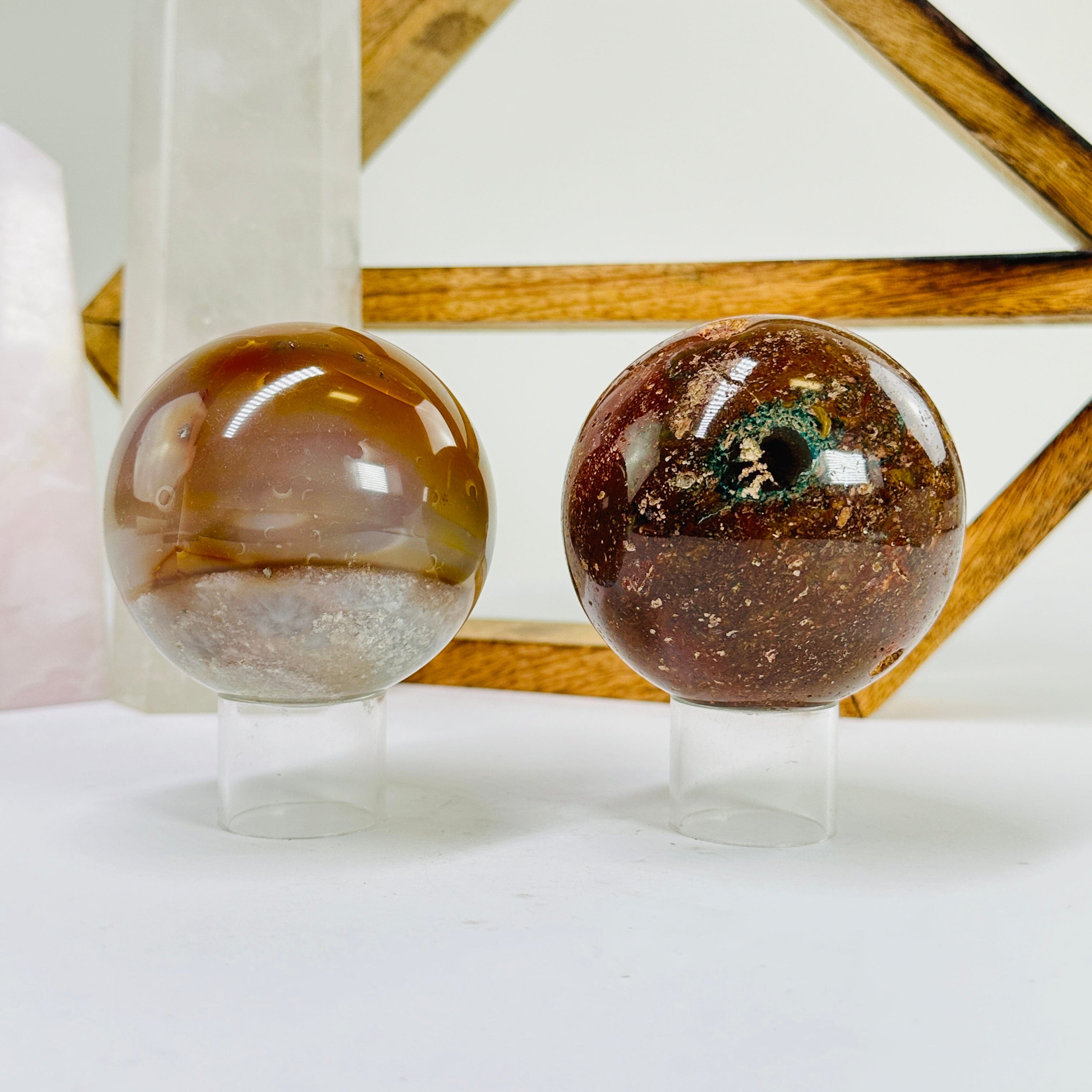 Jasper Polished Crystal Sphere YOU CHOOSE – Rock Paradise
