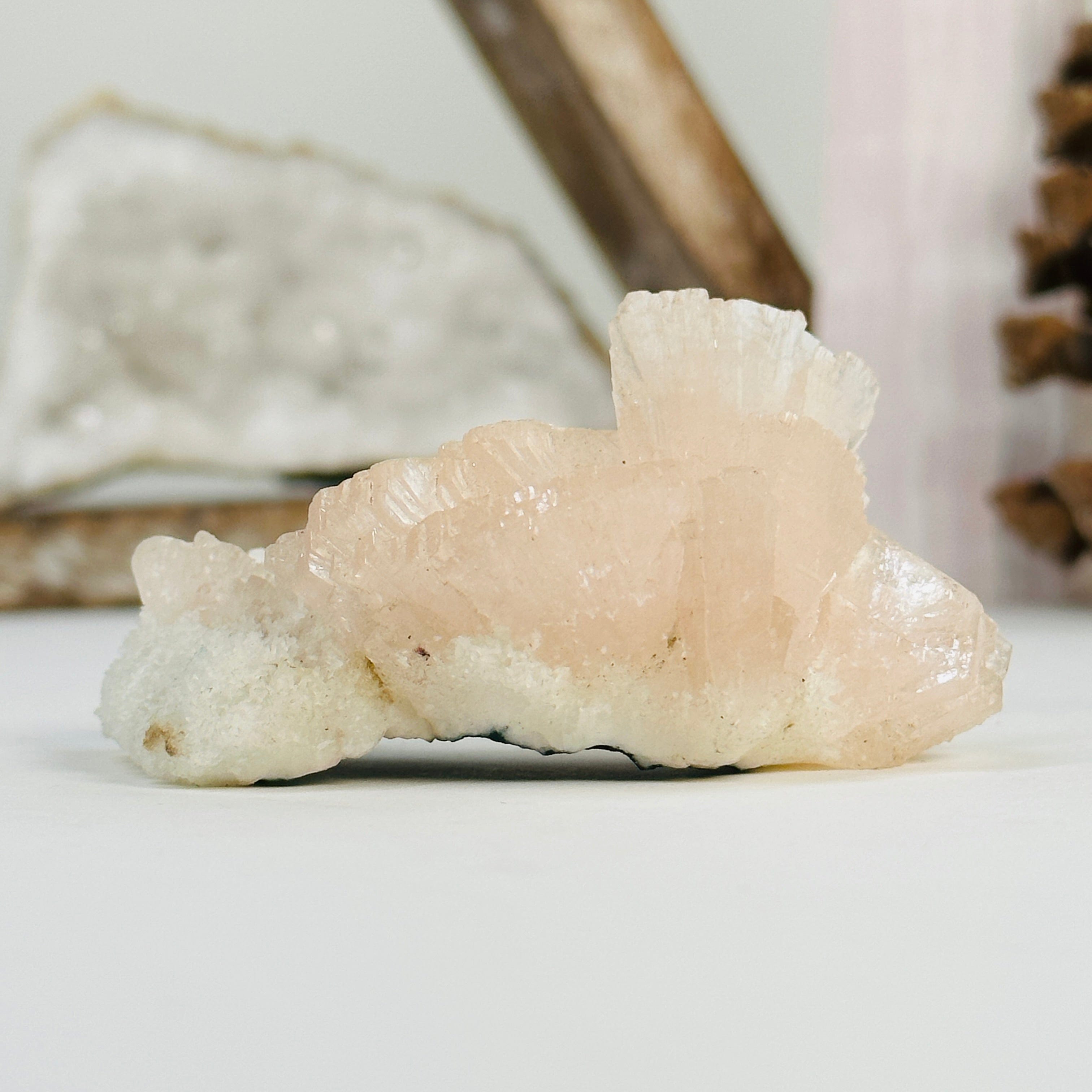 Peach Apophyllite Cluster – Rock Paradise