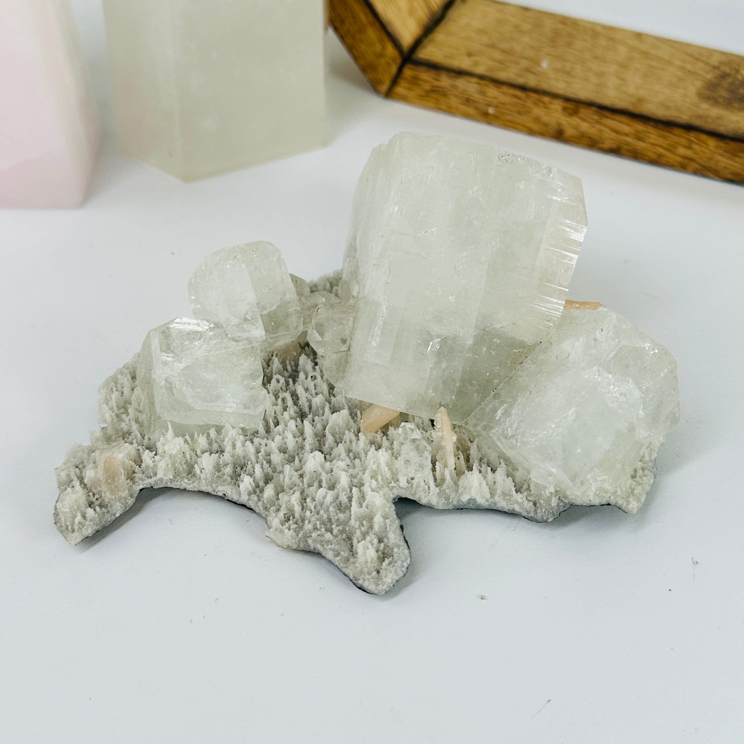 Large Zeolite Apophyllite Crystal Cluster Rare Find Extra Quality ...