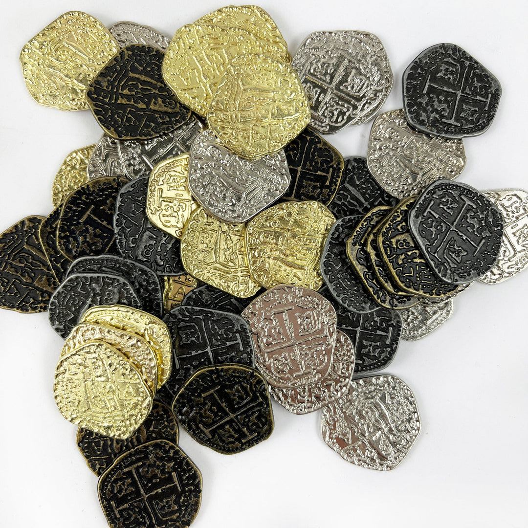 gold doubloon coloring pages