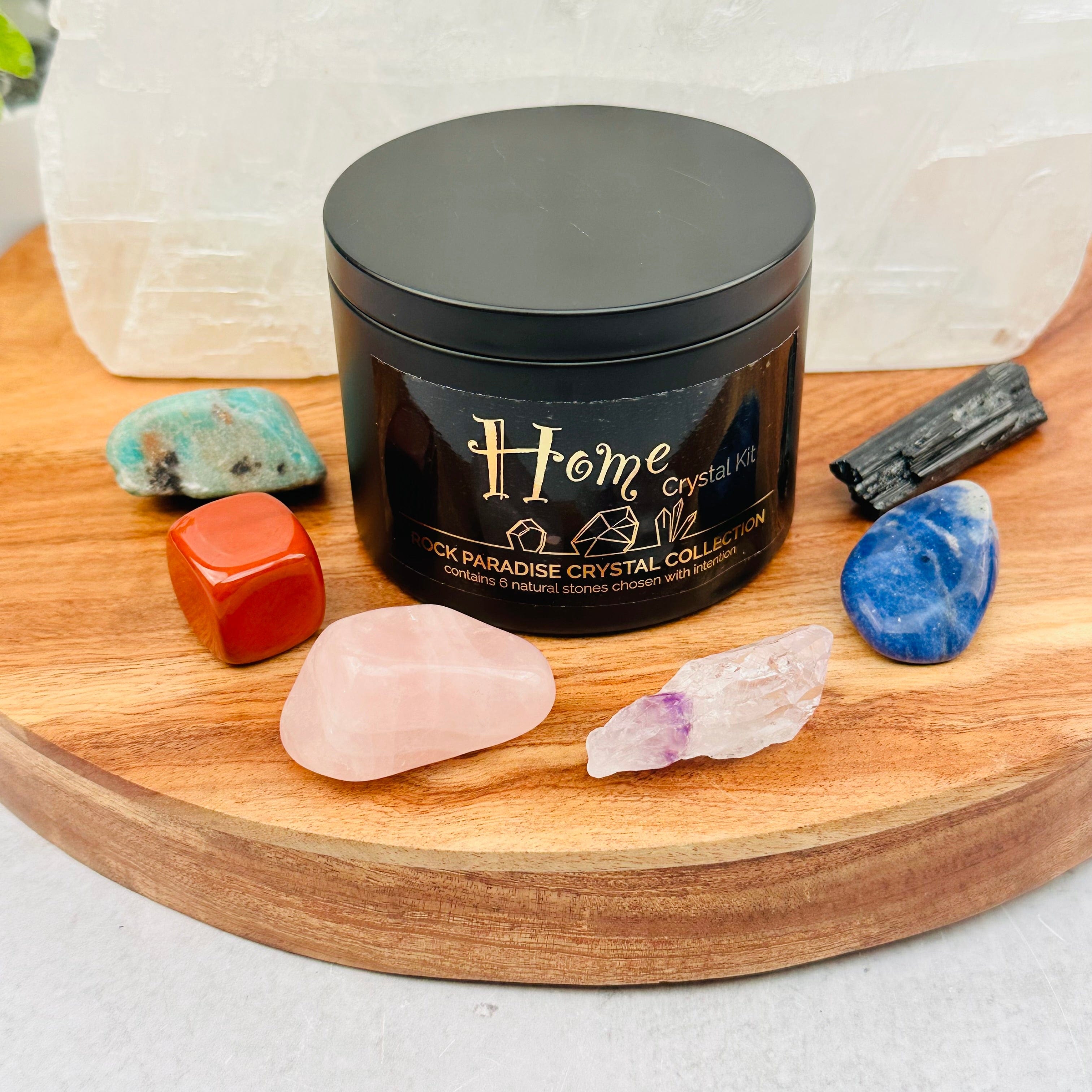 Home Crystal Kit - Set of Stones - Tin Collection – Rock Paradise