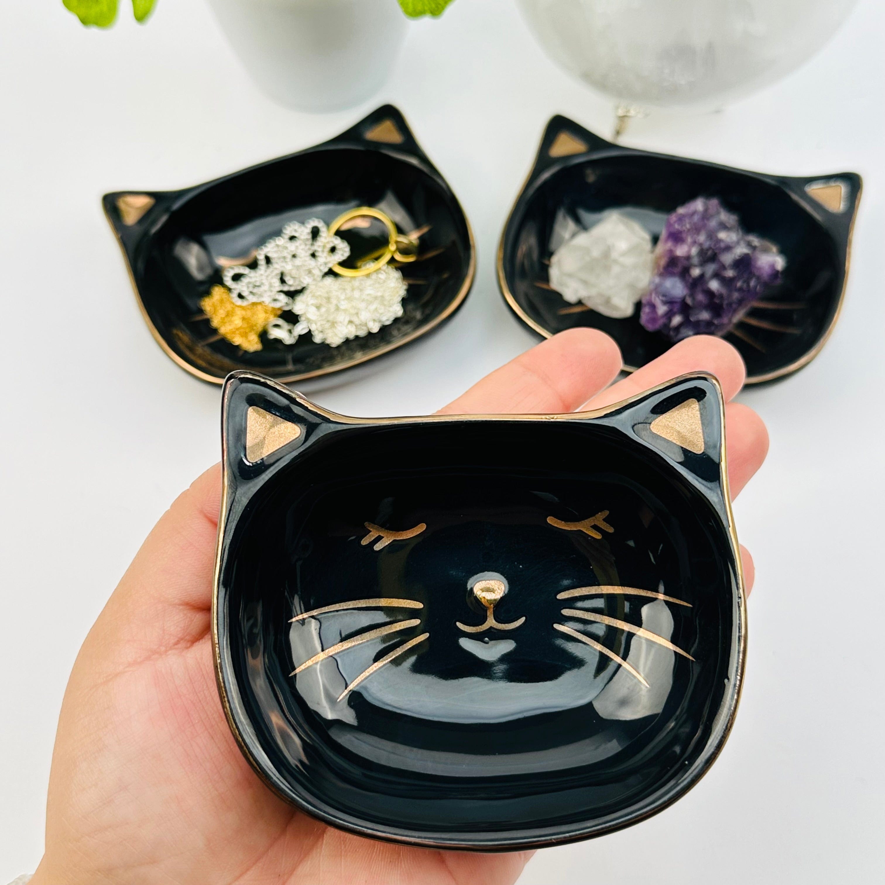 Ceramic Cat Dish – Rock Paradise