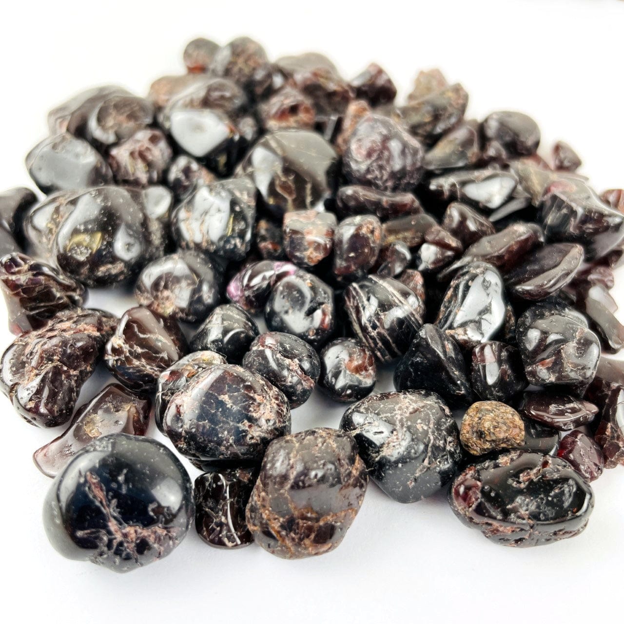 Garnet Small Tumbled Stones - 1/2 Pound Bag – Rock Paradise