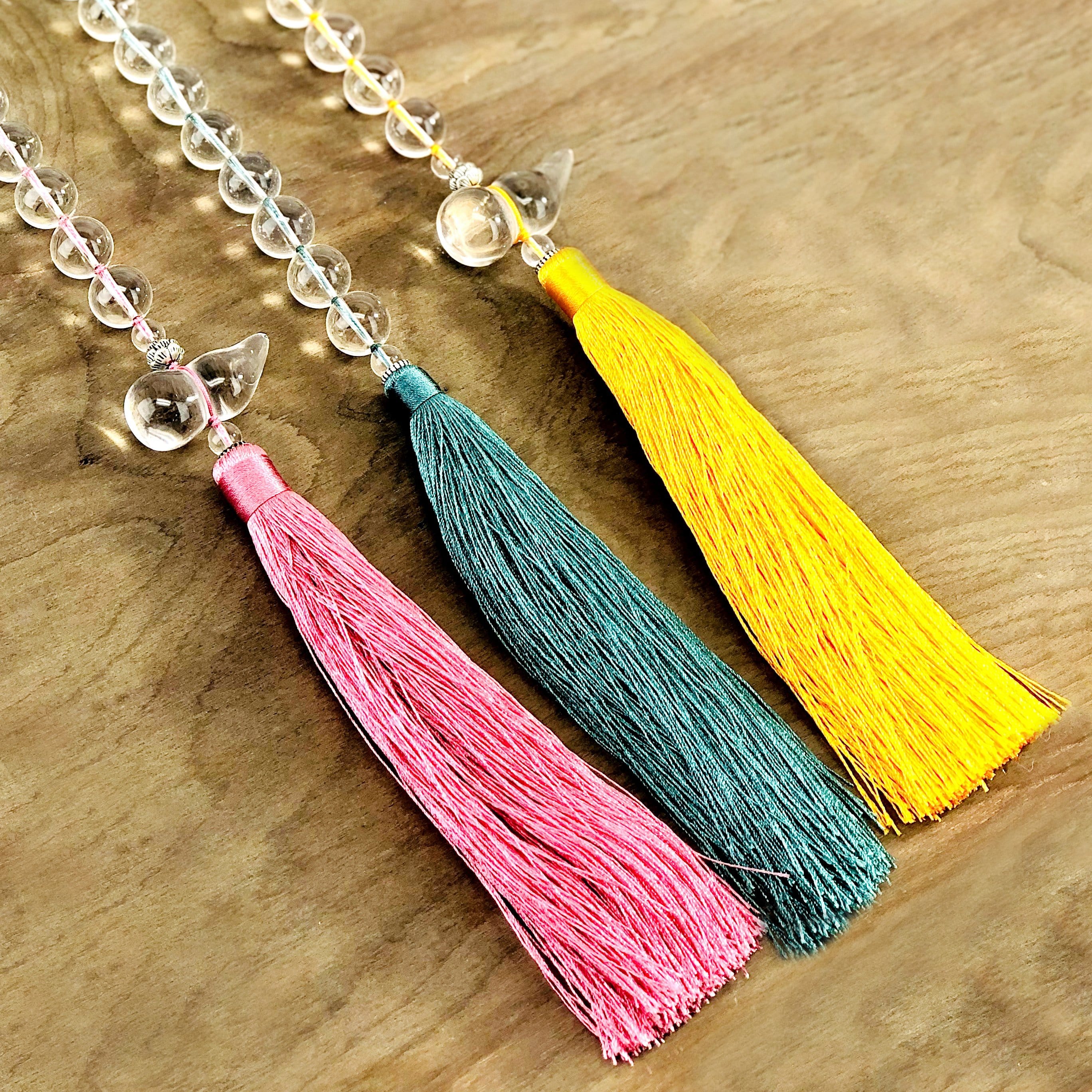Colored Tassels with Assorted Stone Beads - You Choose (RK37B14) – Rock ...
