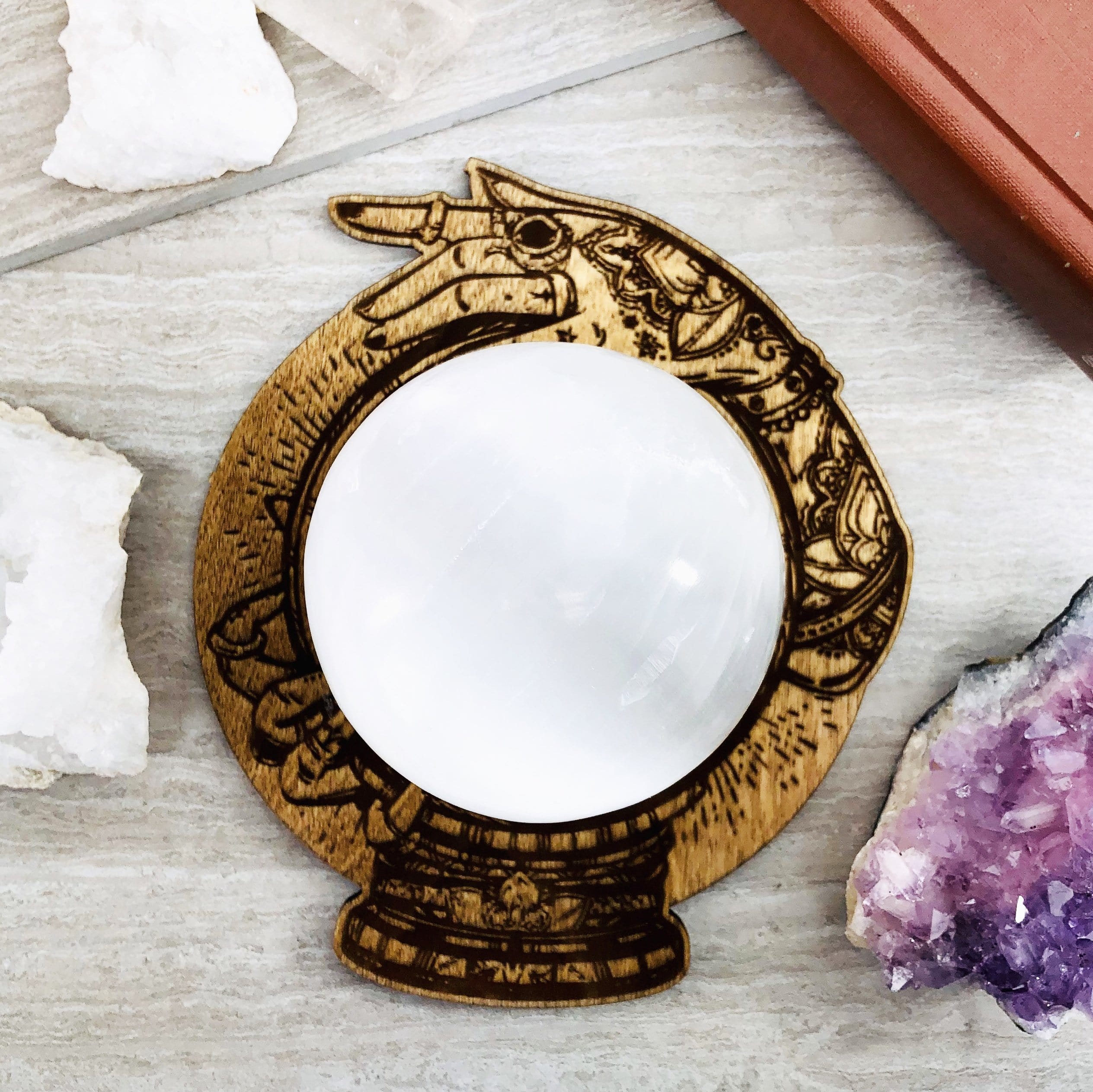 Psychics Crystal Ball Wooden Sphere Stand – Rock Paradise