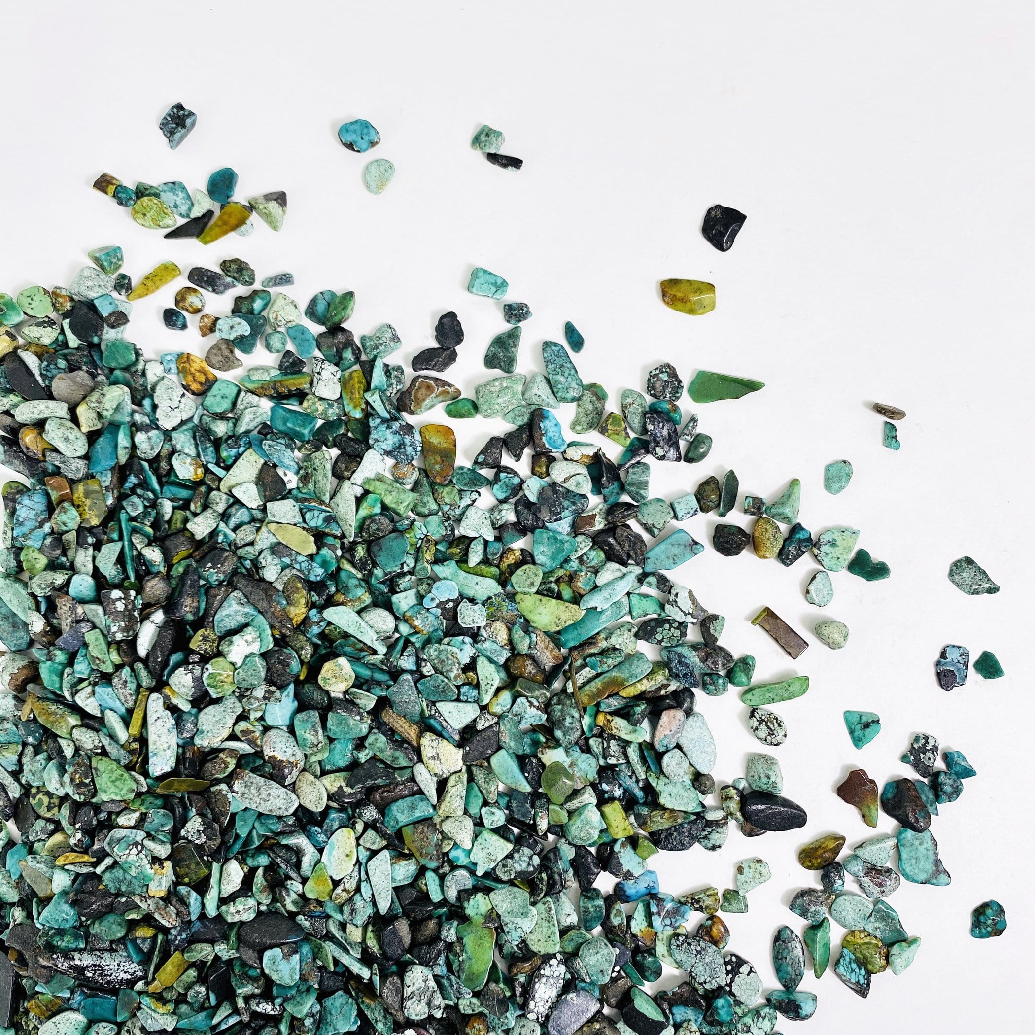 Chinese Turquoise Chips - 1 Pound Bag – Rock Paradise