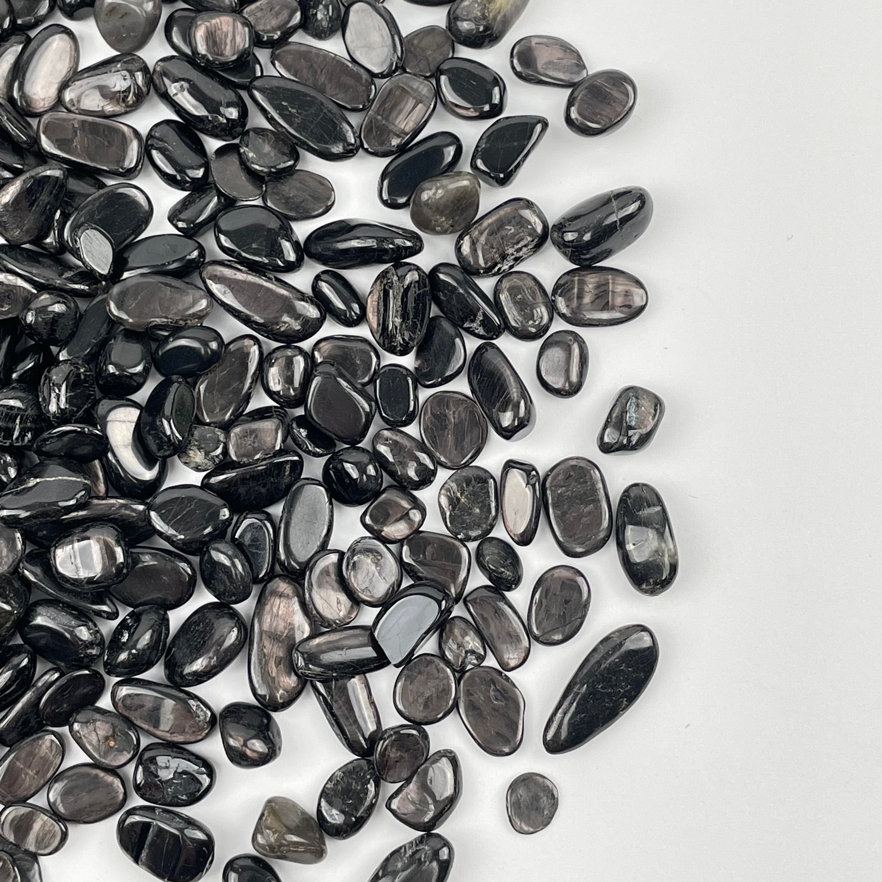 Hypersthene Tumbled Chips - 1/2 pound bag – Rock Paradise