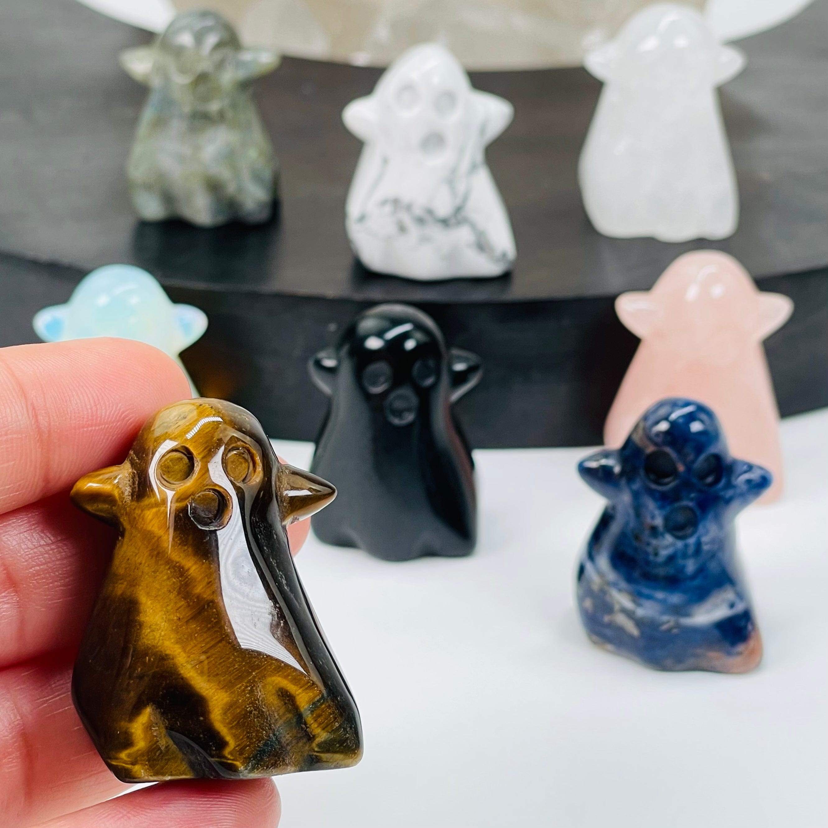 Gemstone Ghosts - Halloween Crystal Ghosts – Rock Paradise