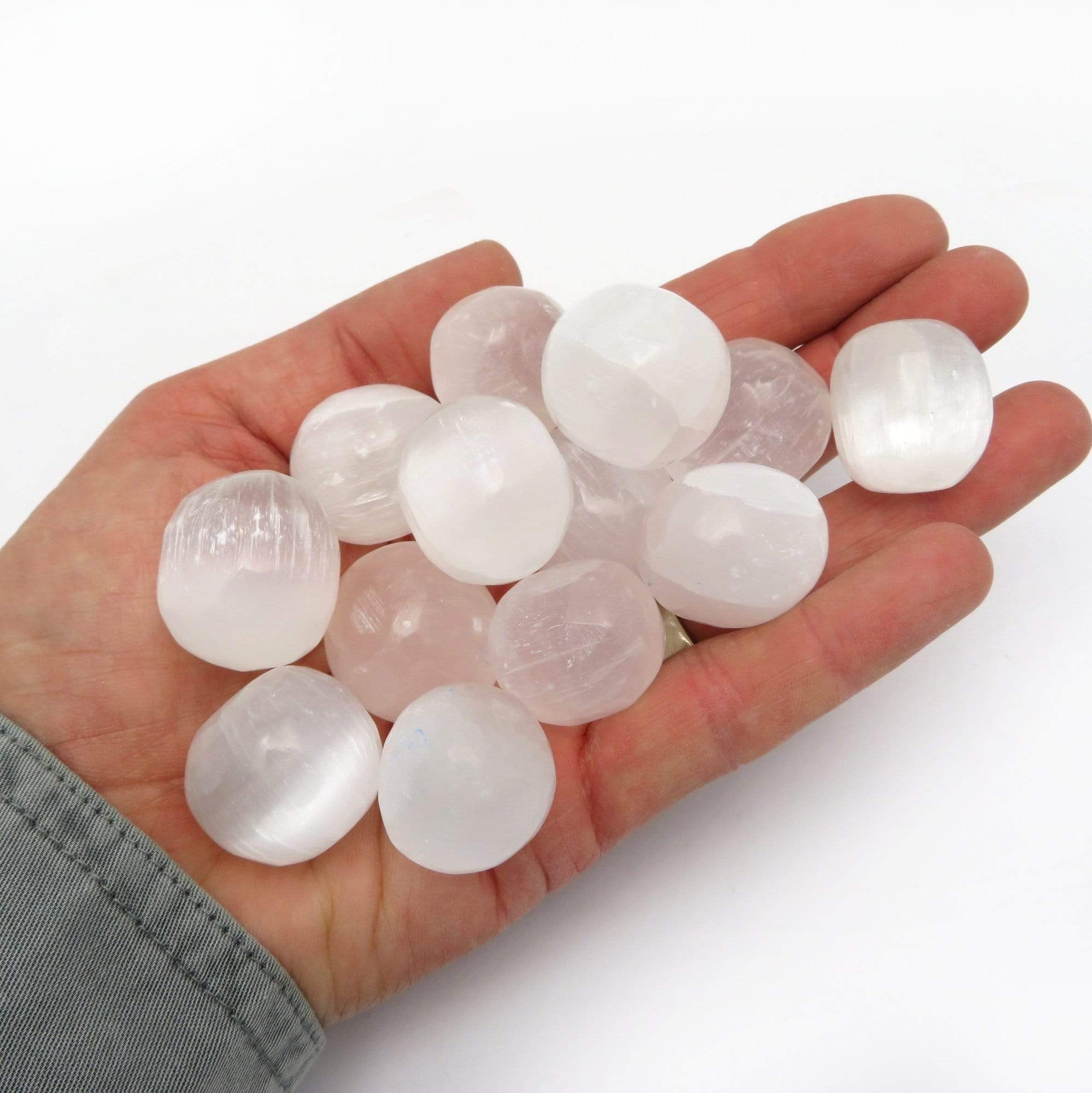 Selenite Tumbled Freeform - White Medium Size – Rock Paradise