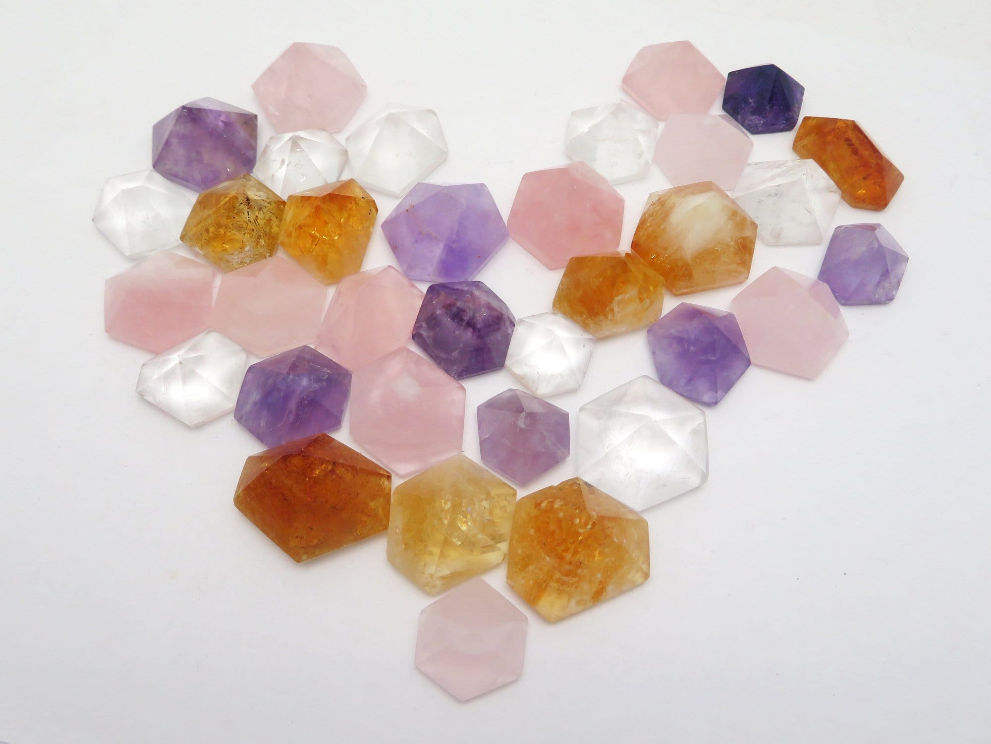 Hexagonal Gemstone Pyramid - YOU CHOOSE QTY (11BROWNSHELF) – Rock Paradise