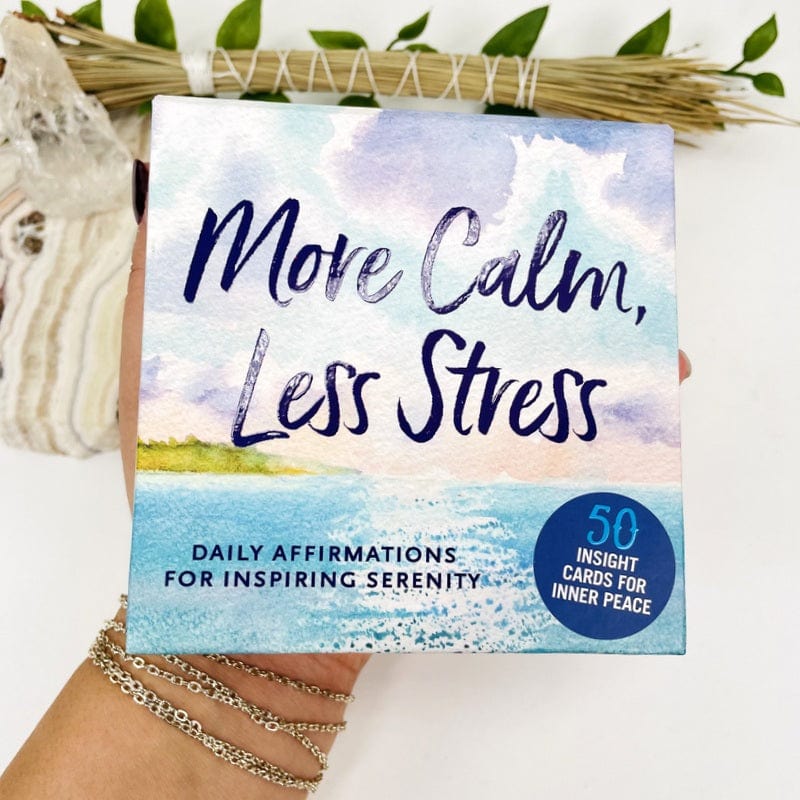 More Calm, Less Stress - Inspirational Cards - (CARDDECK-49) – Rock ...