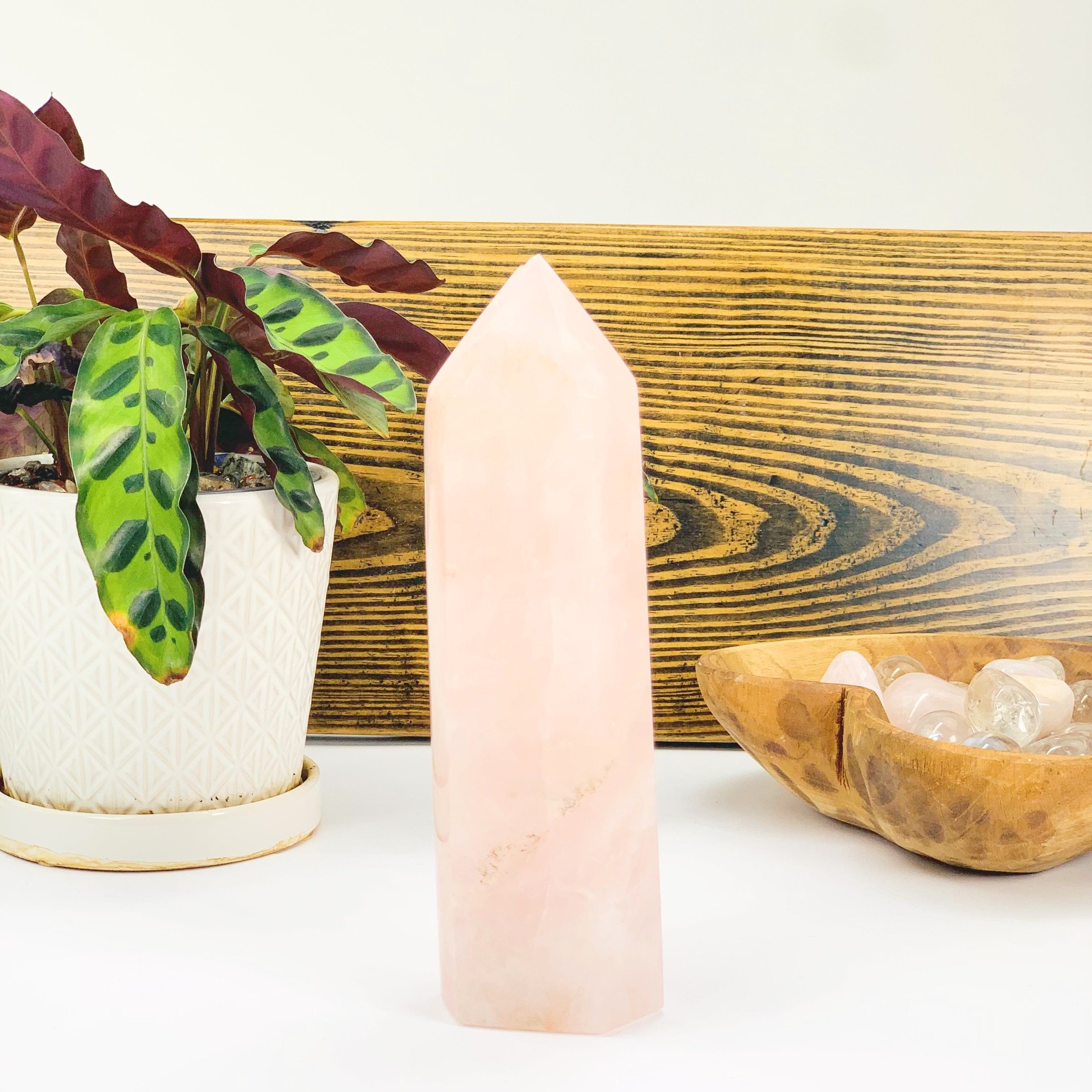 Rose Quartz Polished Tower – Rock Paradise