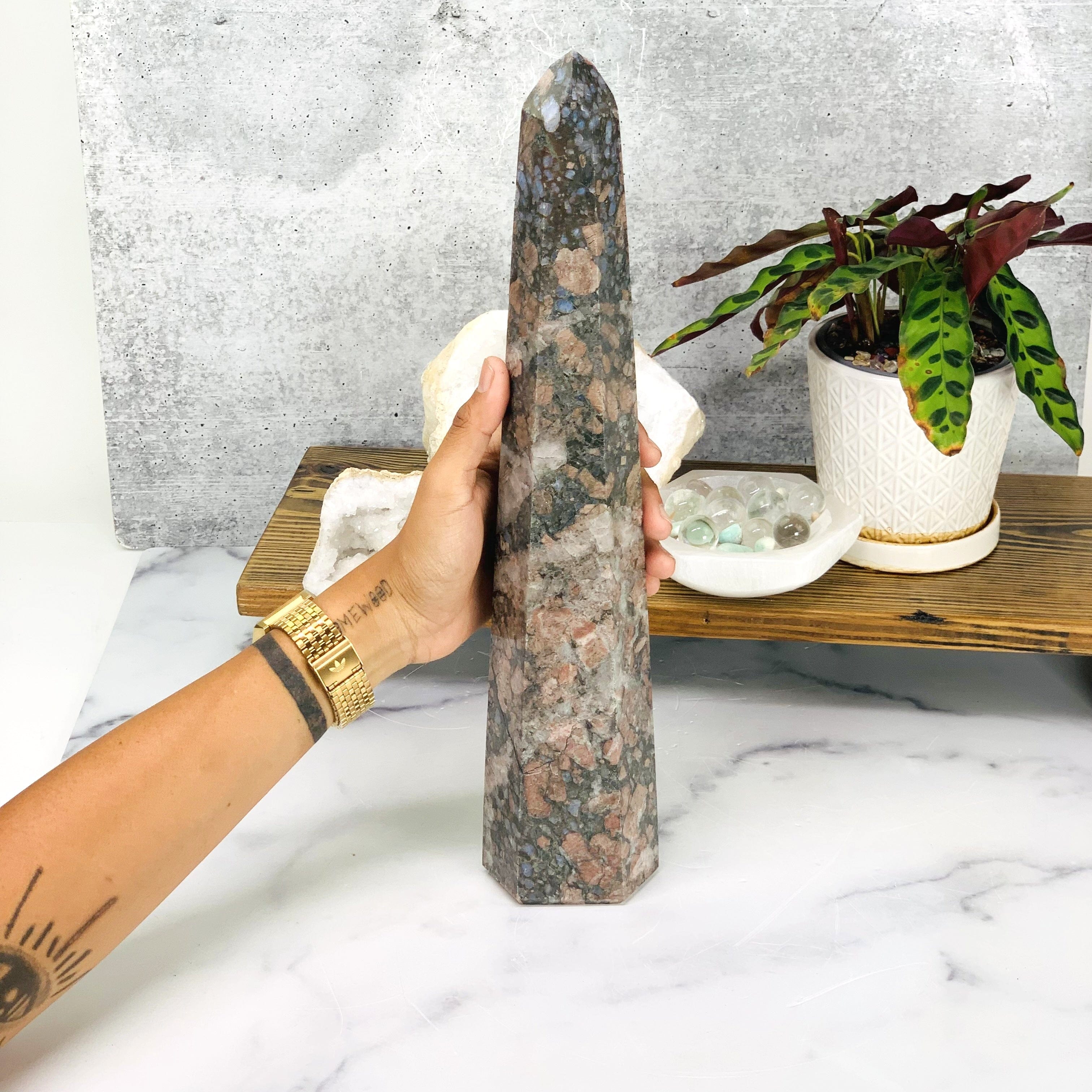 Large Rhyolite Polished Point (One-of-a-Kind Piece) – Rock Paradise