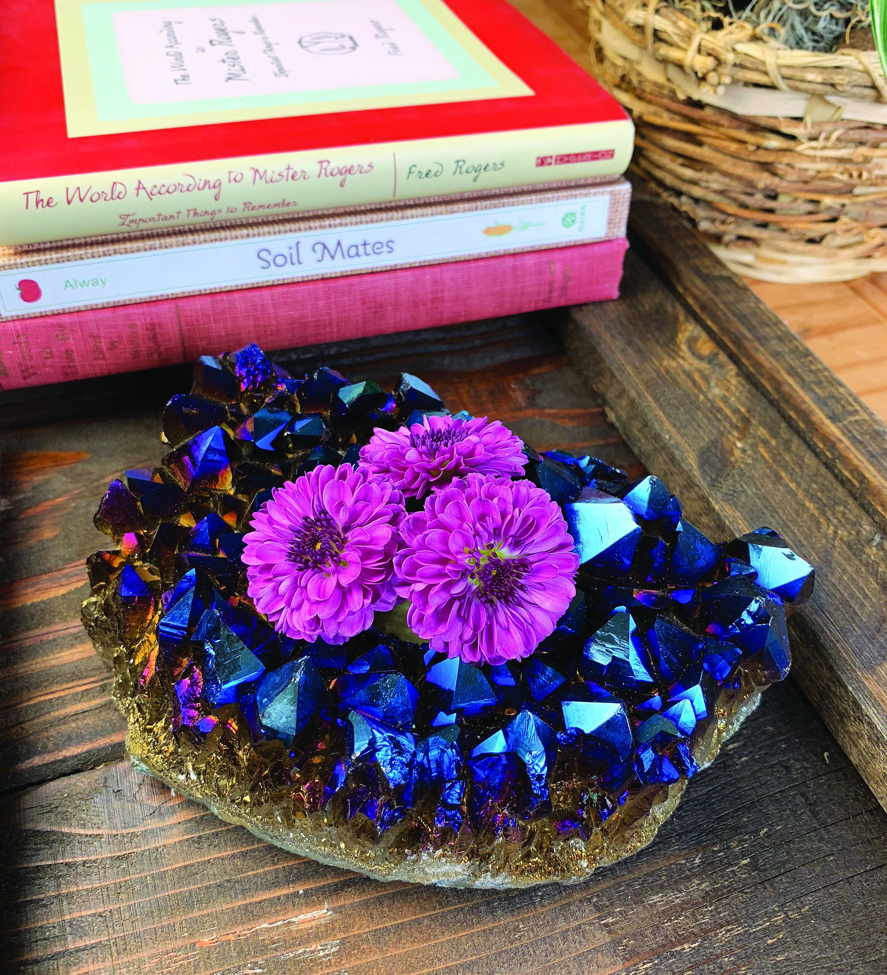 Titanium Amethyst Candle Holder - YOU CHOOSE Finish - Home Decor (RK2 ...