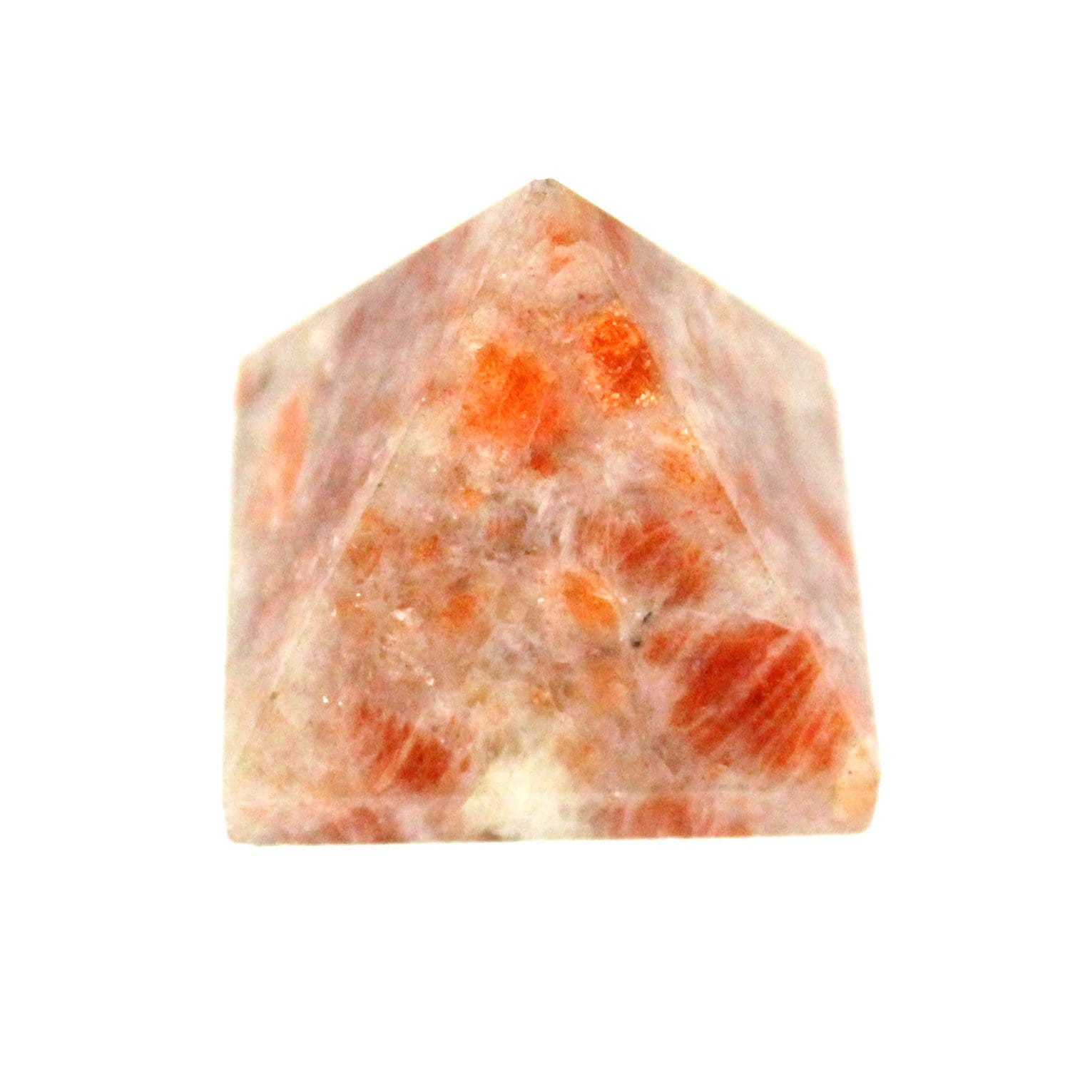 Chakra Pyramid - Sunstone Pyramid (2BROWNSHELF-16) – Rock Paradise