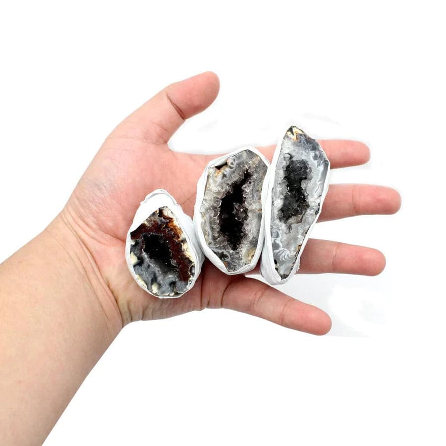 Natural Geode Half Stone From Brazil – Rock Paradise