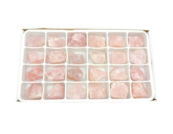 Rose Quartz Crystal Flat Box – Rock Paradise