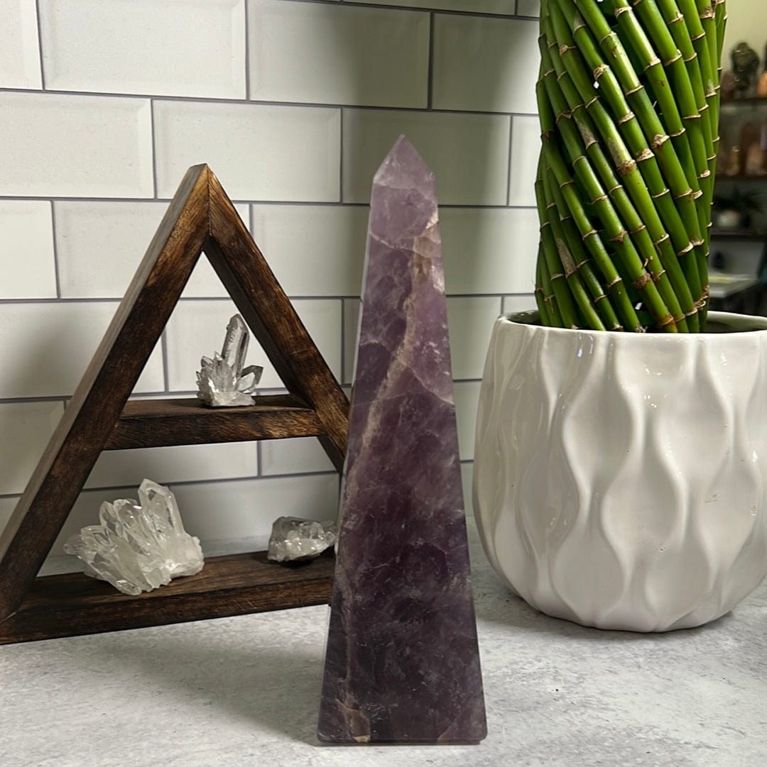 Amethyst Obelisk Polished Tower – Rock Paradise