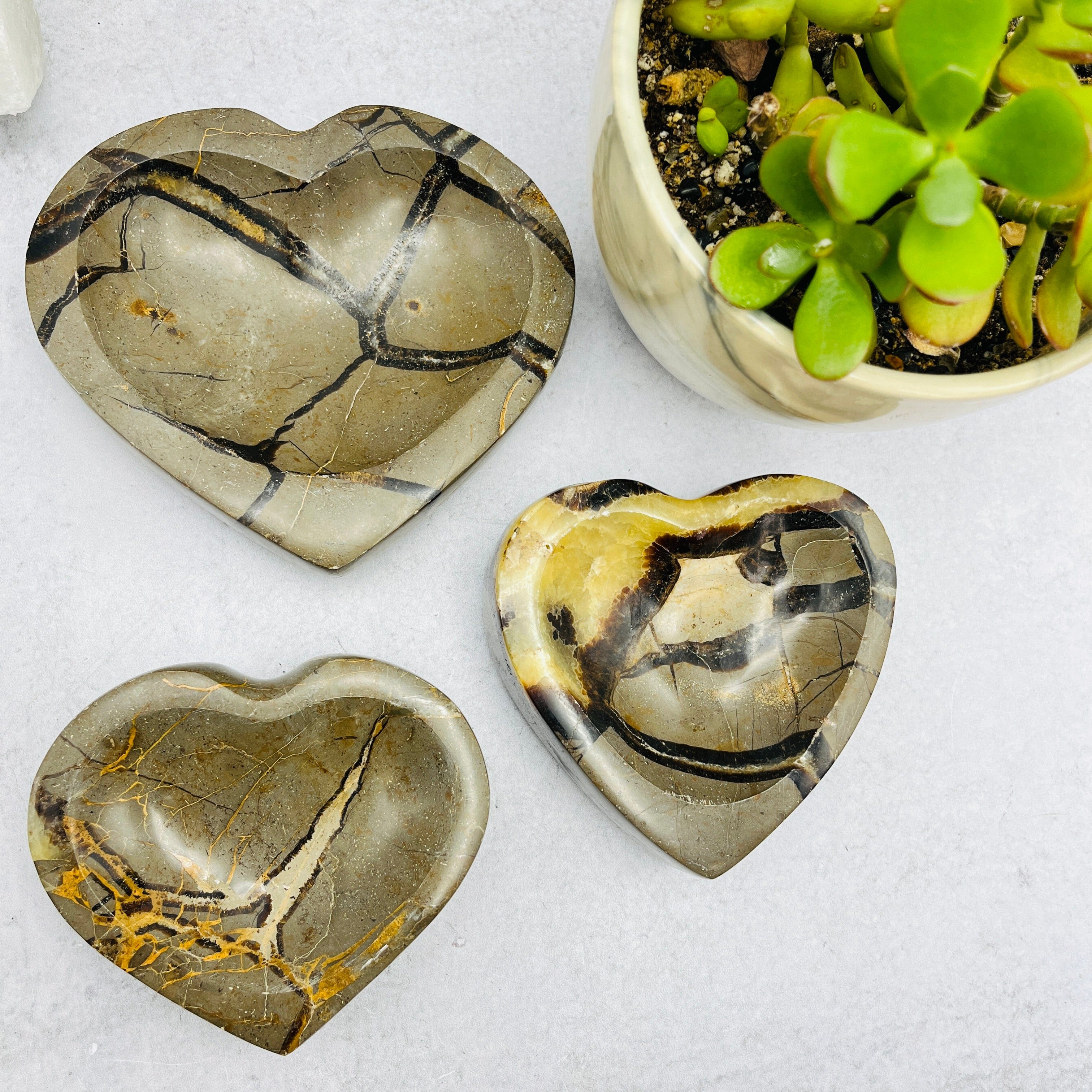 Septarian Heart Polished Bowl - You Choose – Rock Paradise
